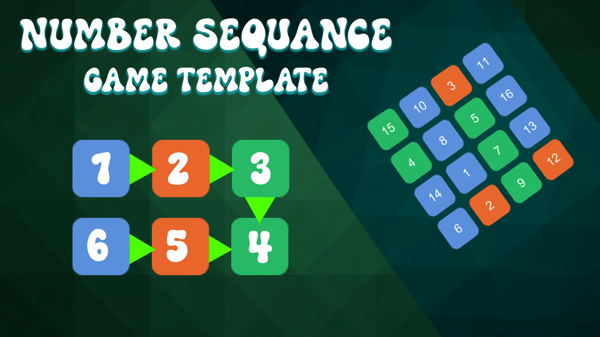 Number Sequence Game Template | Fab