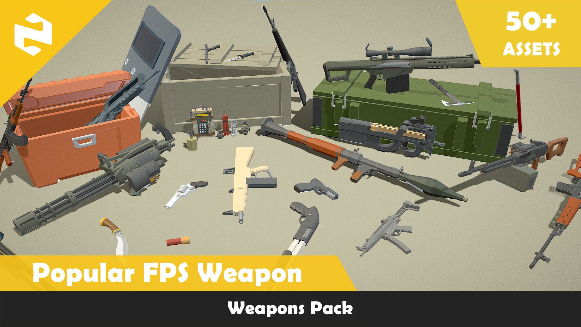 Weapons Pack - Popular FPS Weapon | Fab