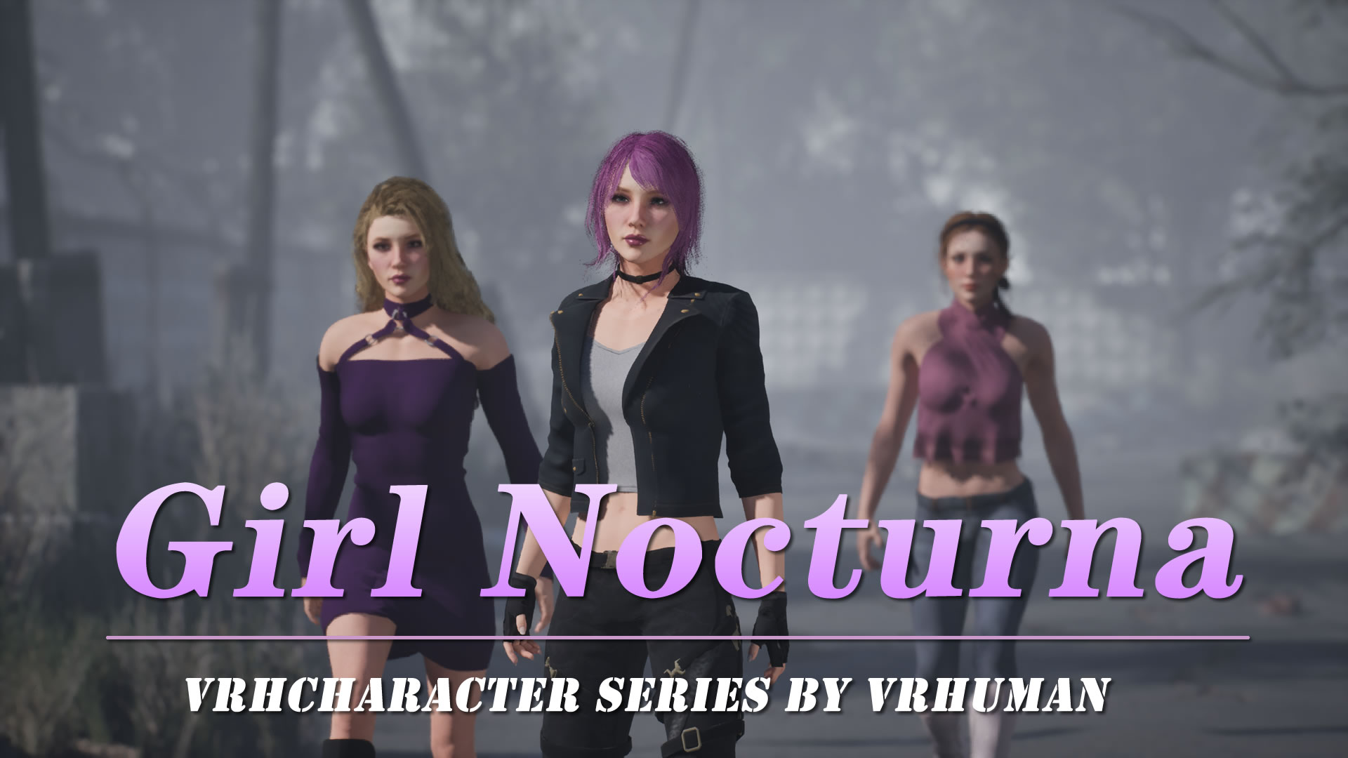 Winsome Girl Nocturna Female Character NPC VRHC | Fab