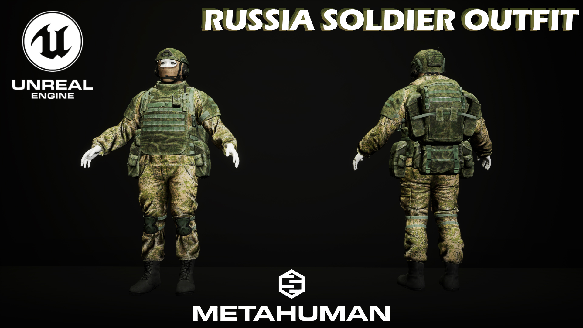 Metahuman Russia Soldier Outfit | Fab