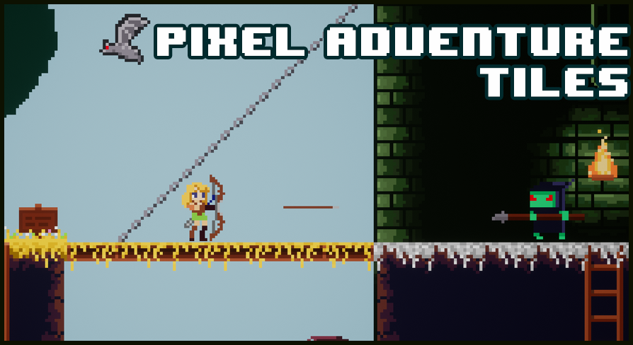 Pixel Platformer Tiles | Fab