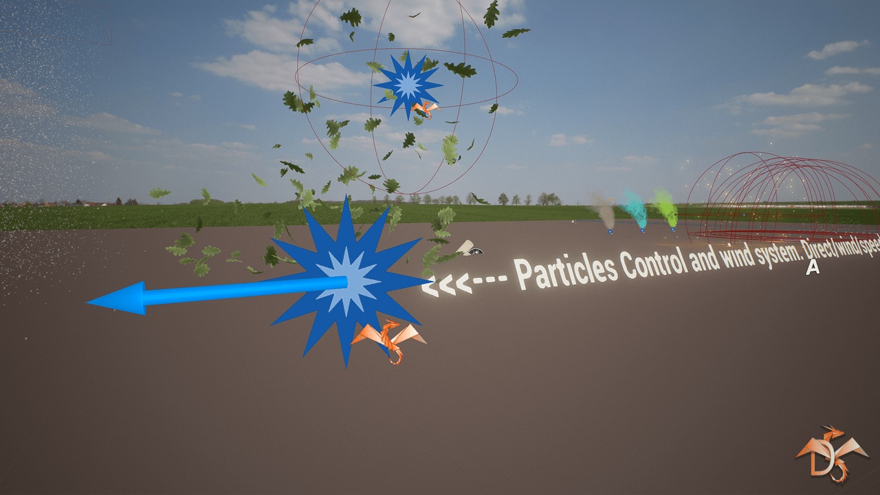 Particles and Wind Control System