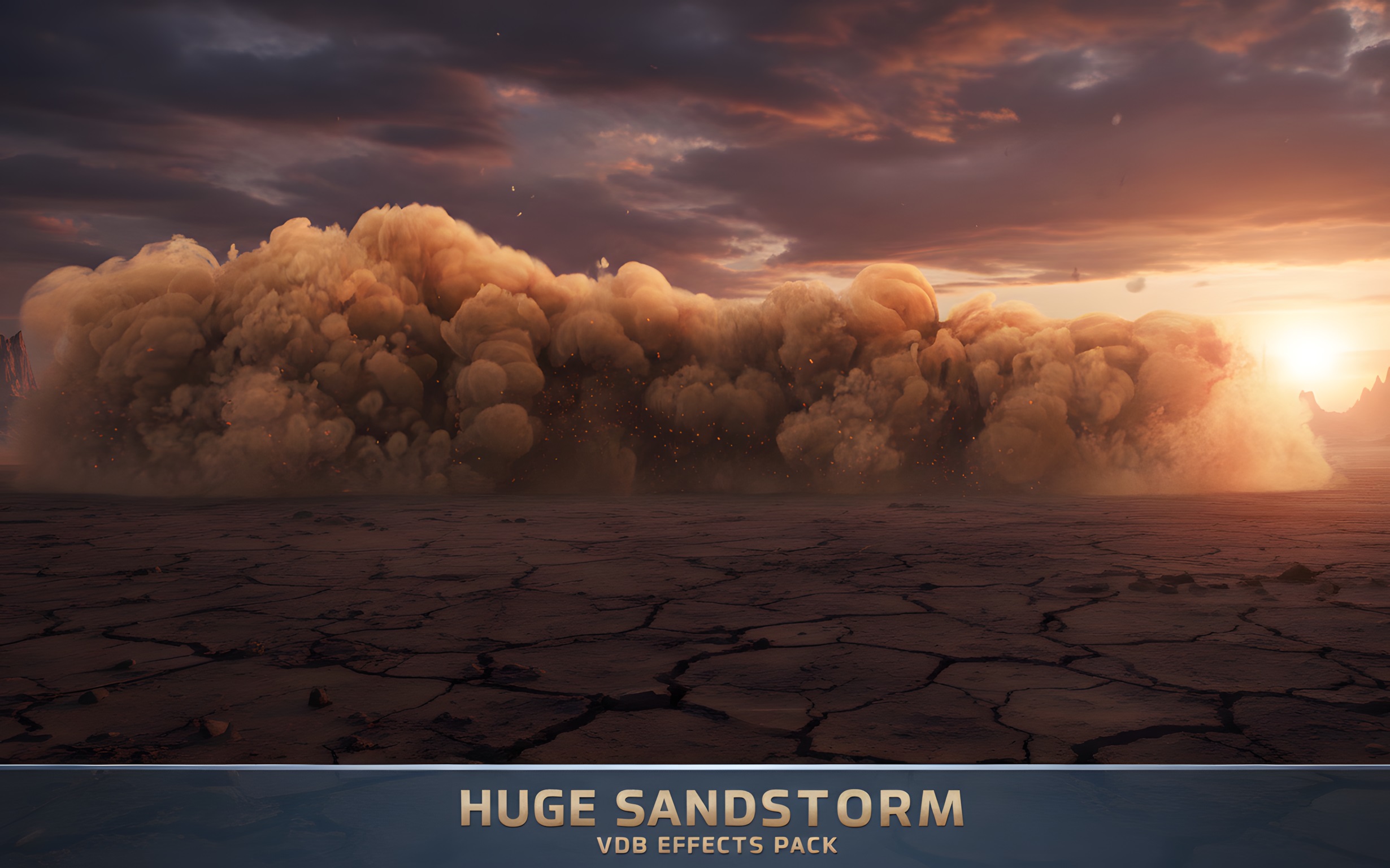 Huge SandStorm Vdb Effects Pack | Fab