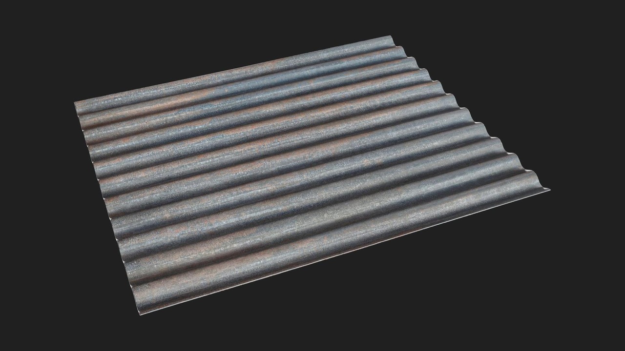 Military Trenches Sheet Metal Corrugated 01 | Fab