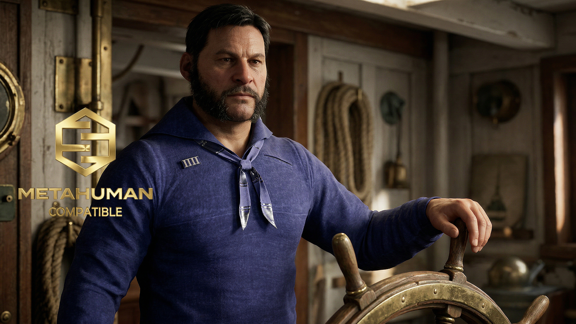 Classic Sailor Deck Uniform with Naval Crew Styling for Maritime Duty ...