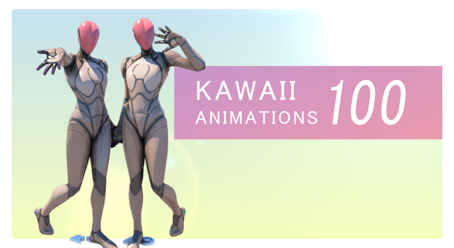 KAWAII ANIMATIONS 100