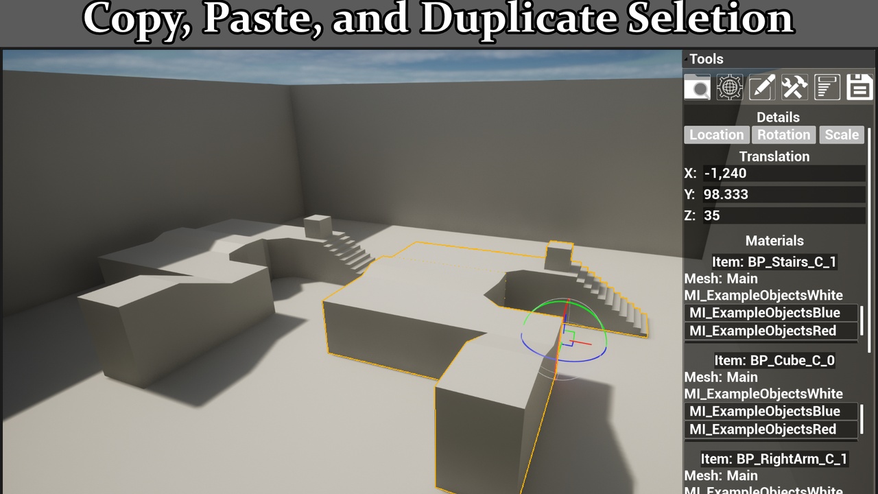 In-Game Multiplayer Level Editor Framework - Map Editor