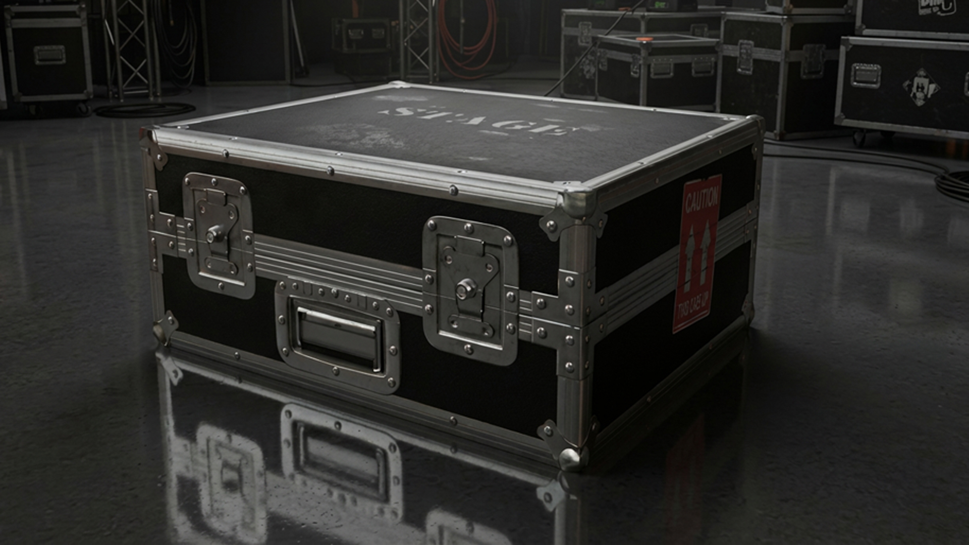 Professional Flight Case PBR Low-poly 3D model | Fab