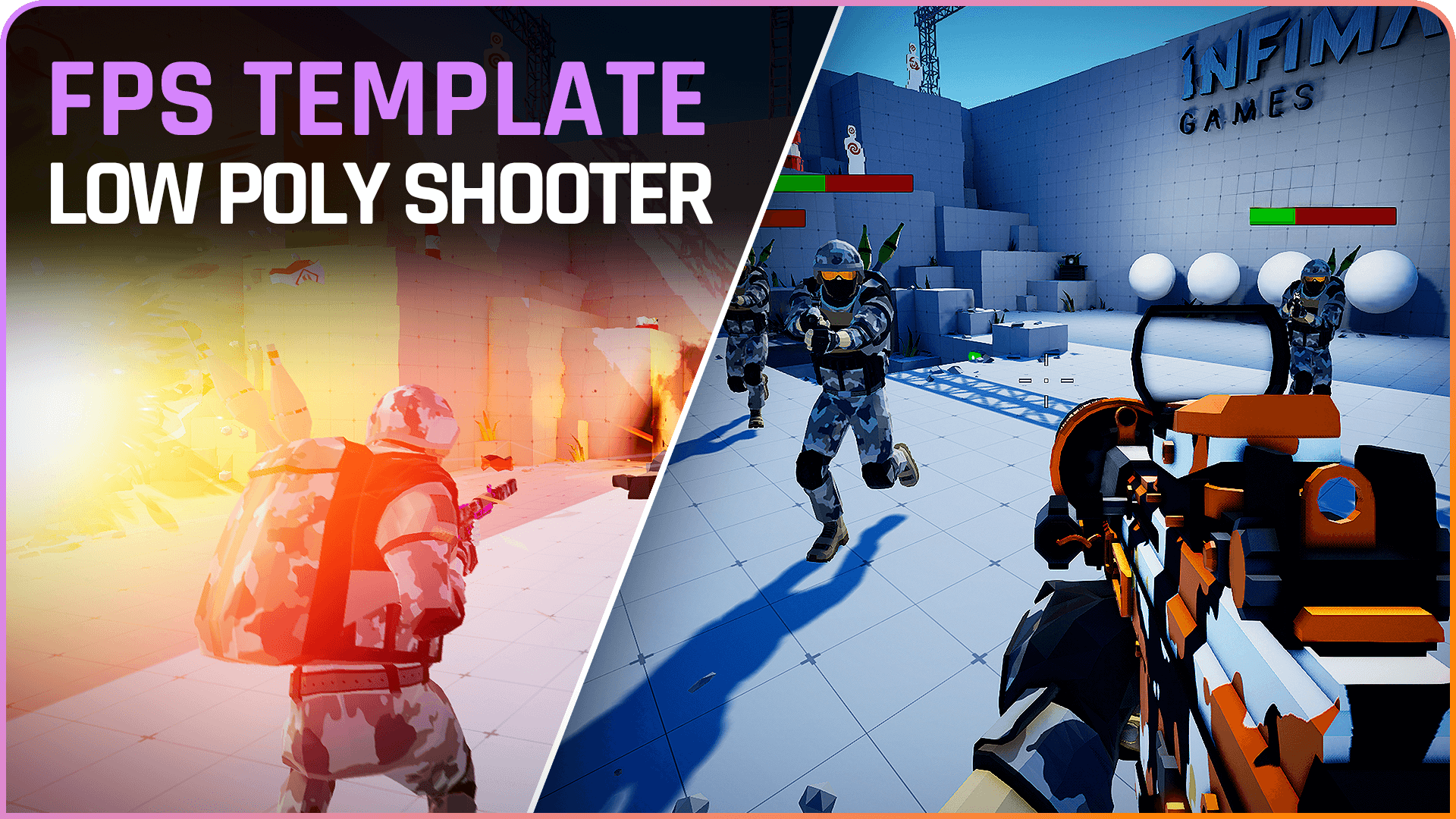 Low Poly Shooter Pack v6.0