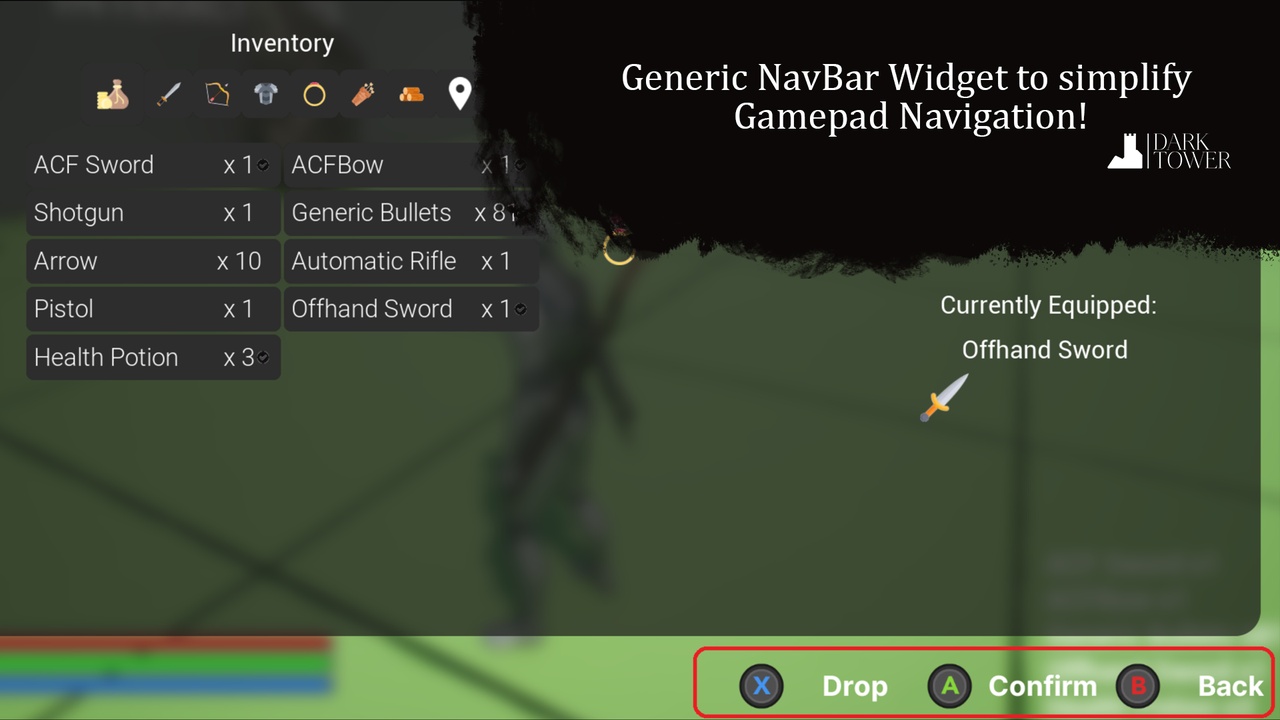 Ascent UI Tools - Gamepad Navigation & UI Framework