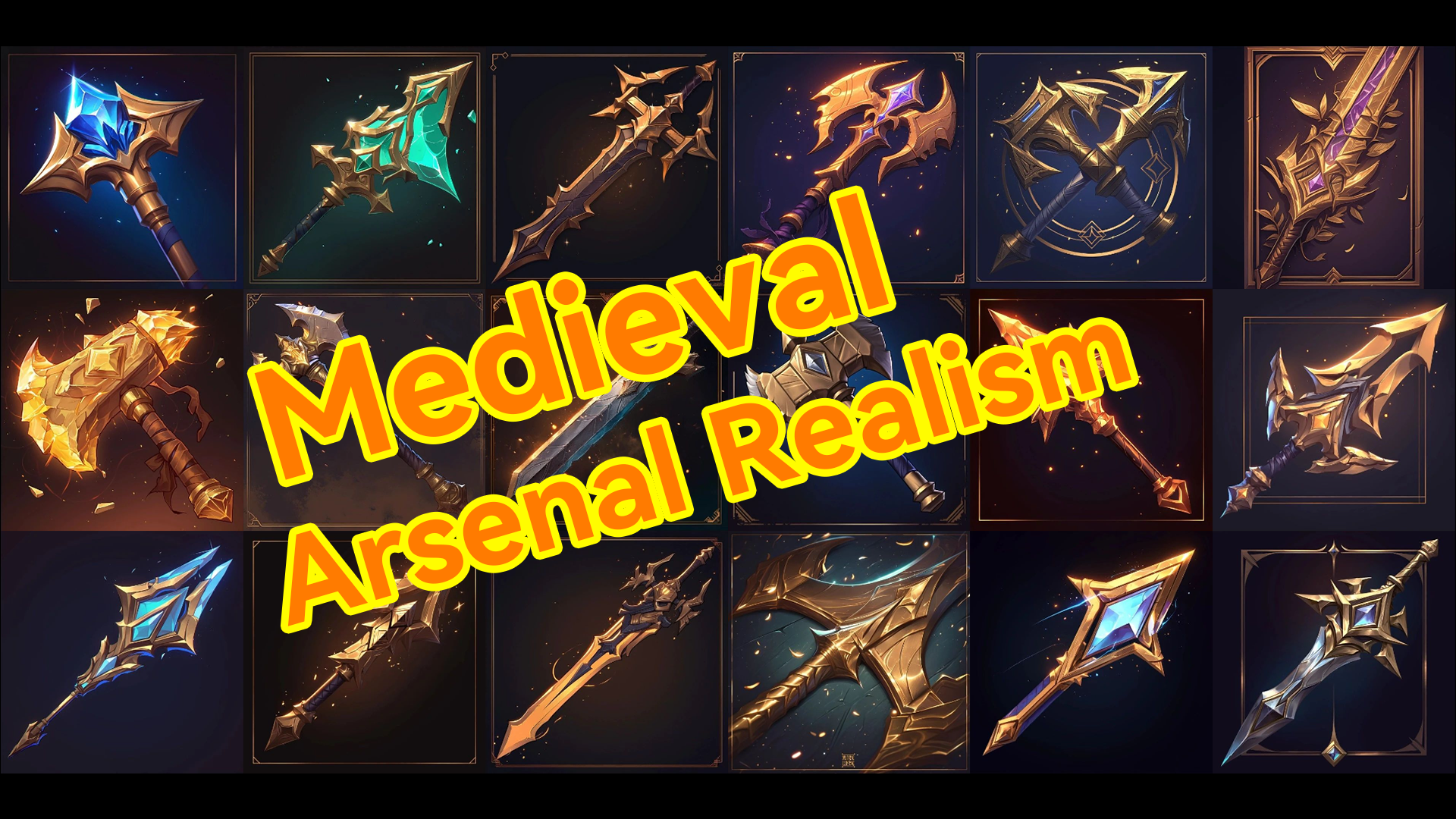 Medieval Arsenal Realism - Weapon Icons1 | Fab