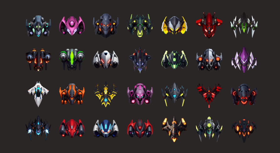 Space Enemy Ships | Fab