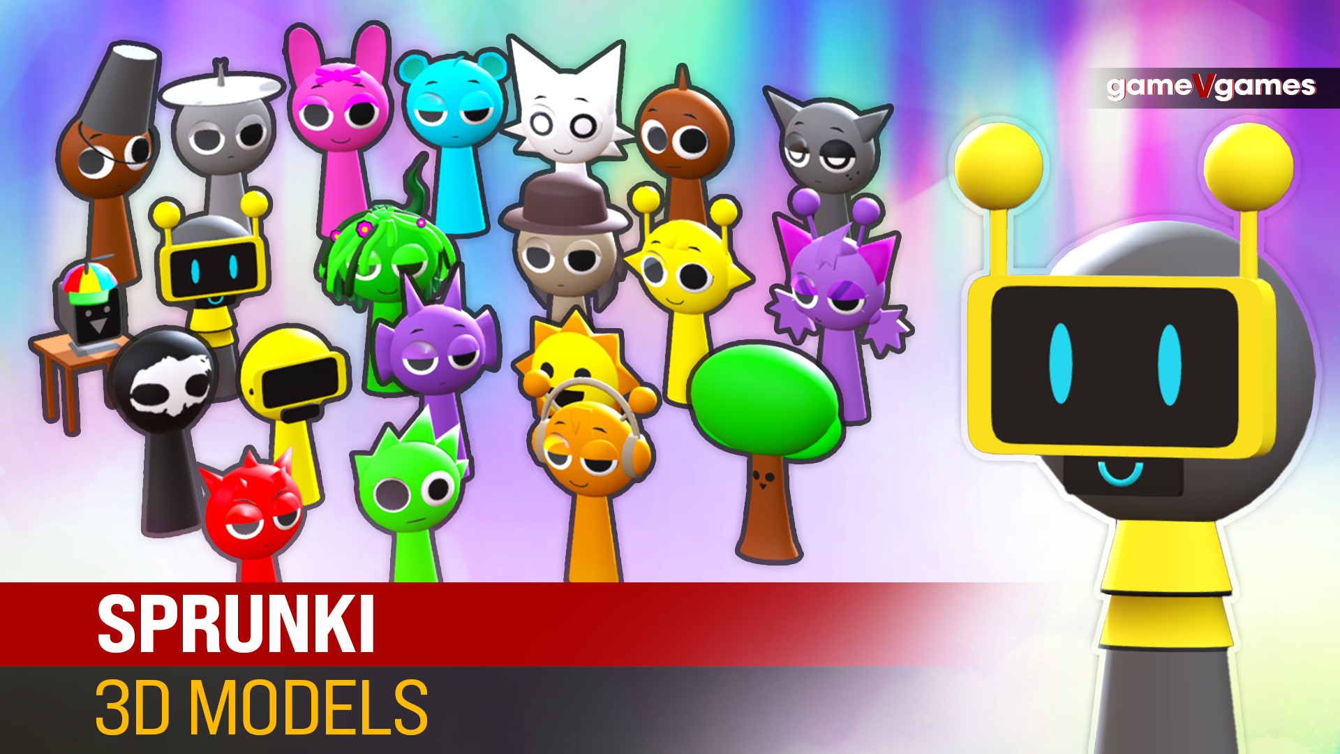 Sprunki 3D Models | Fab