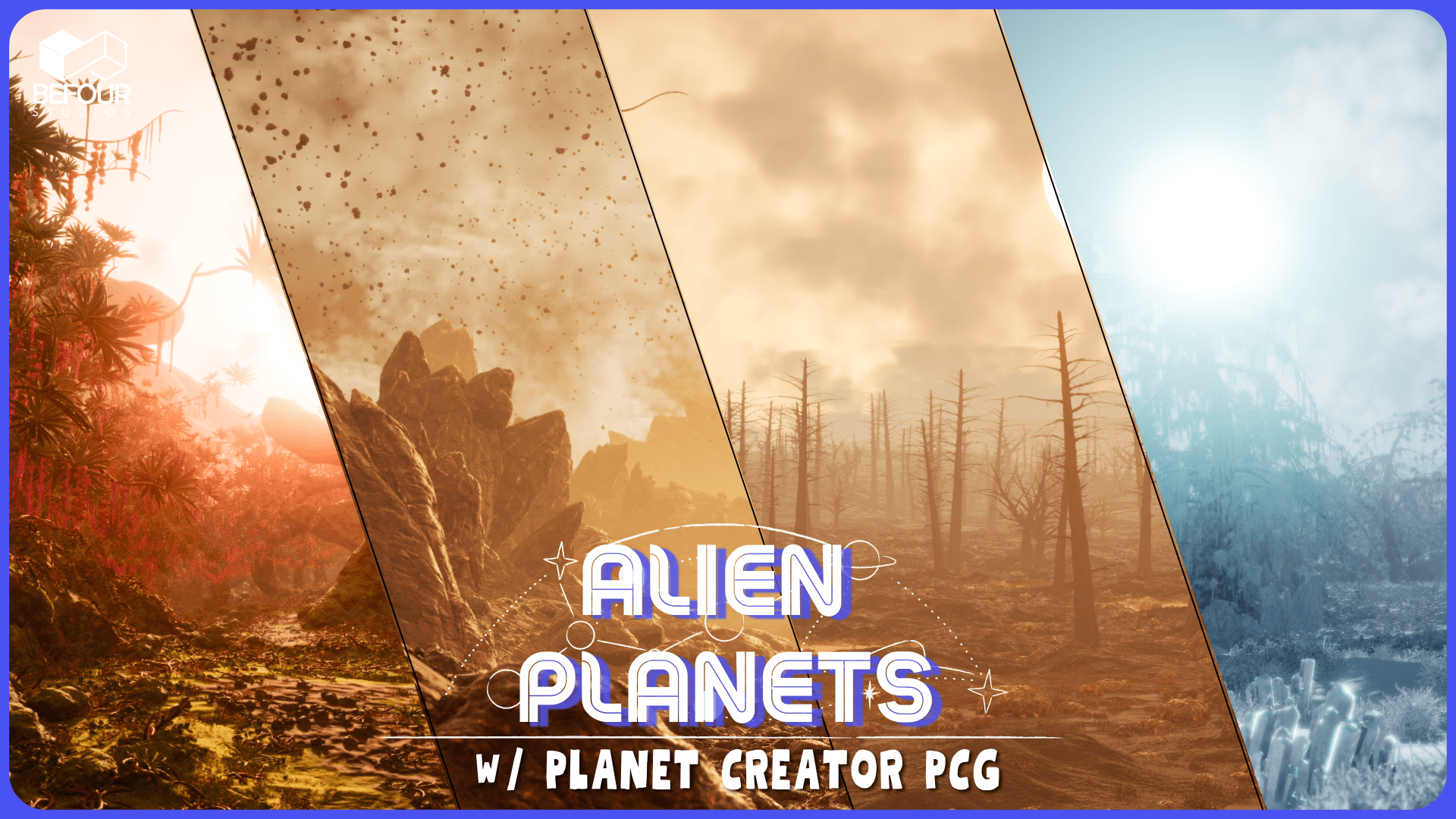 Alien Planets Environment w/ Planet Creator PCG | Fab