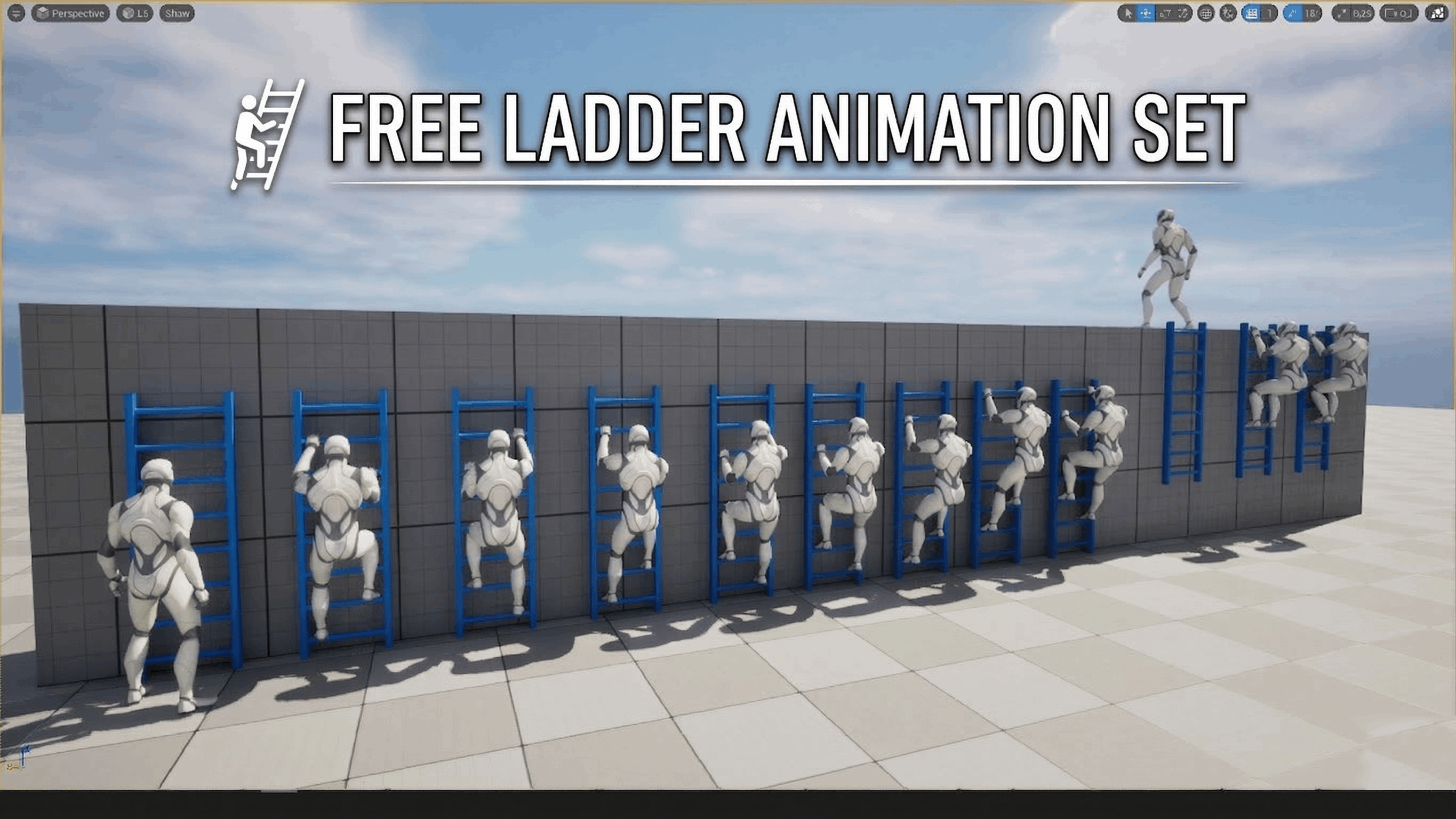 Free Ladder Animation Set | Fab