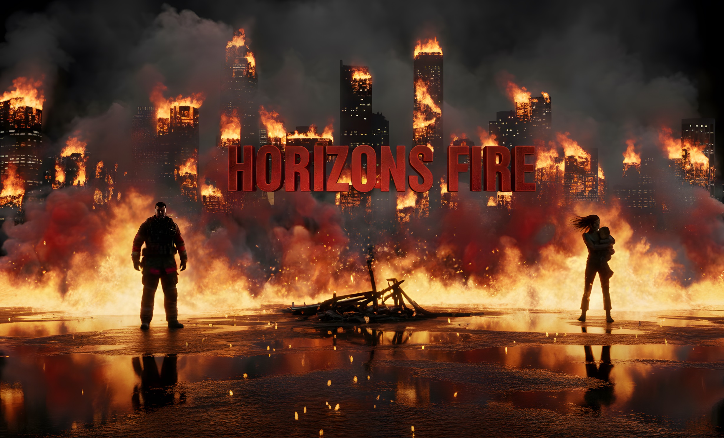 Horizon Fire (Huge Long Distance) Vdb Effects Pack | Fab