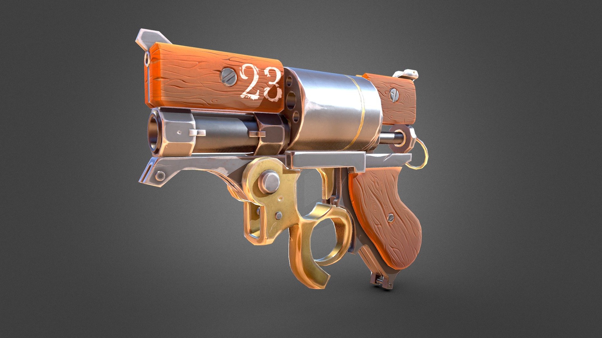 Steampunk Revolver