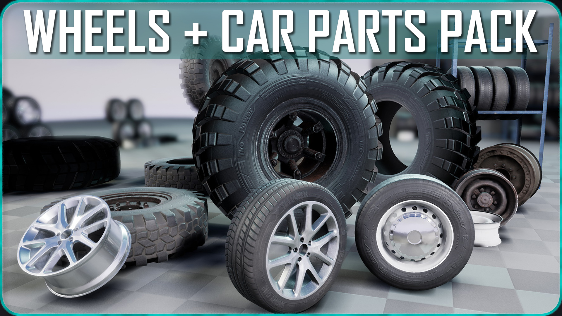 Wheels + Car Parts Pack | Fab