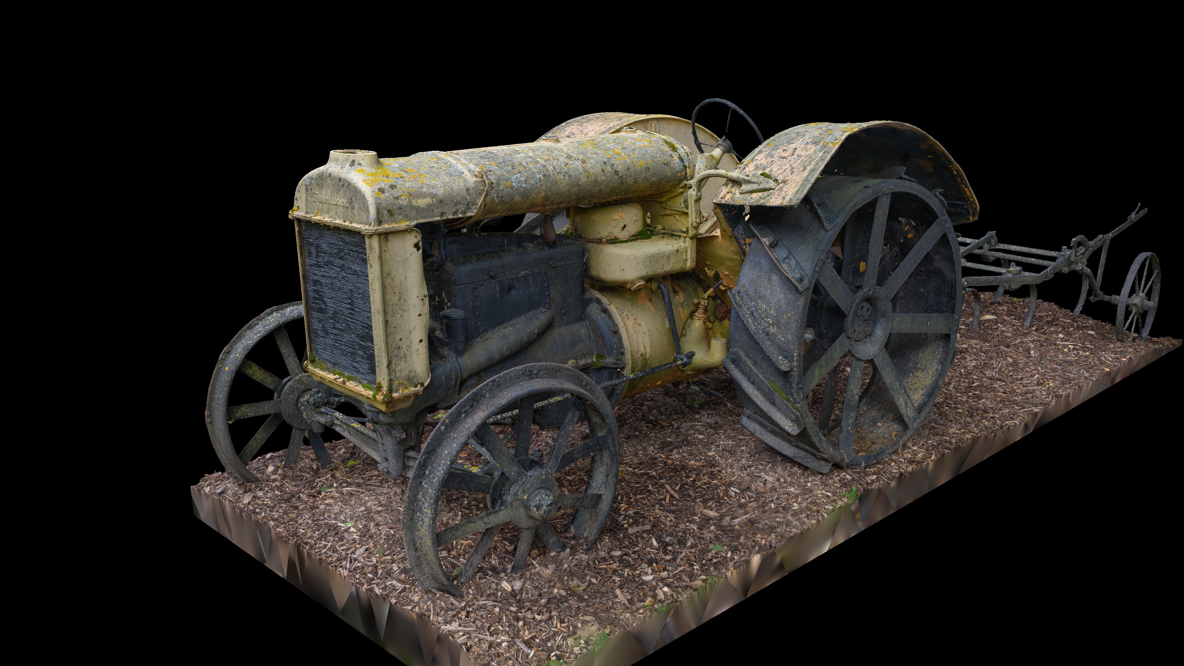 "Fordson-Putiloviec" Tractor with Plough Photogrammetry | Fab