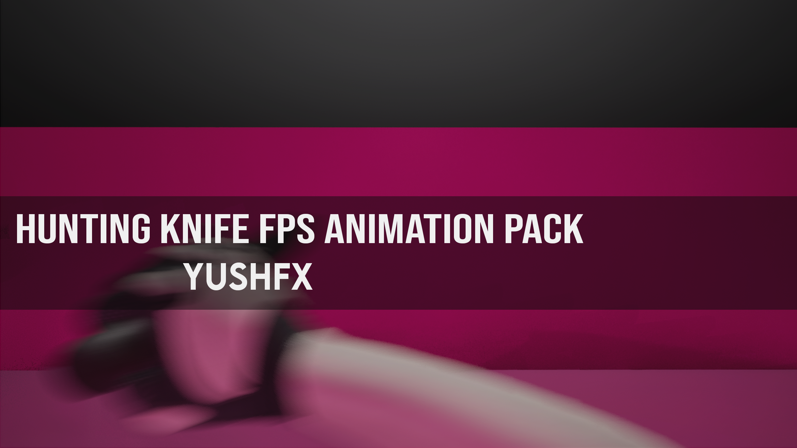 Hunting Knife FPS Animation Pack