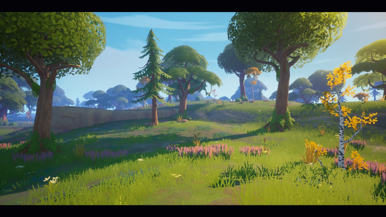 Stylized Swamp Forest