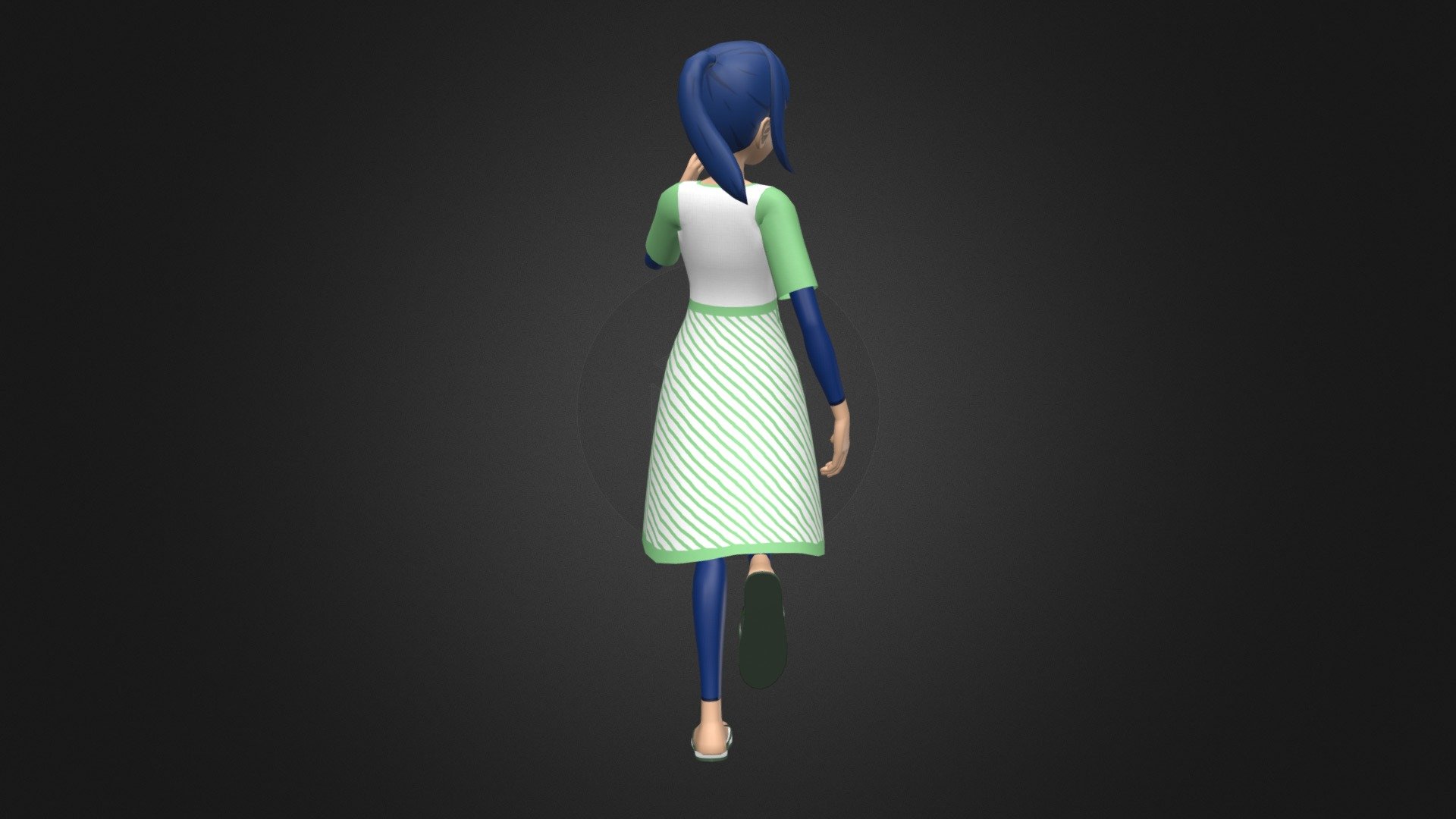 Female - Style 3 (Pose 4: Running) | Fab