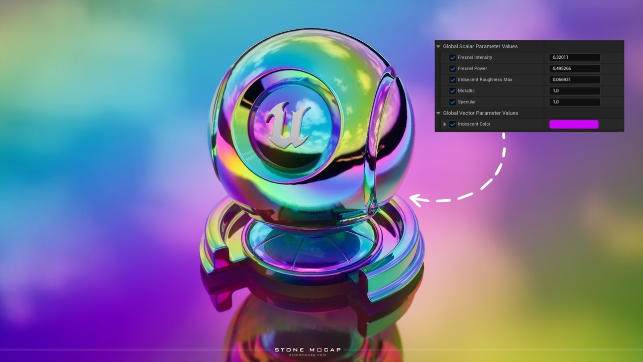 Iridescent Animated Material Pack | Fab