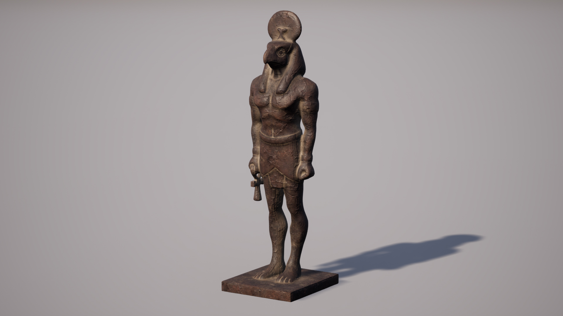 🦅 Horus Statue Pack 04 – Ancient Egyptian Falcon God 3D Collection | Fab
