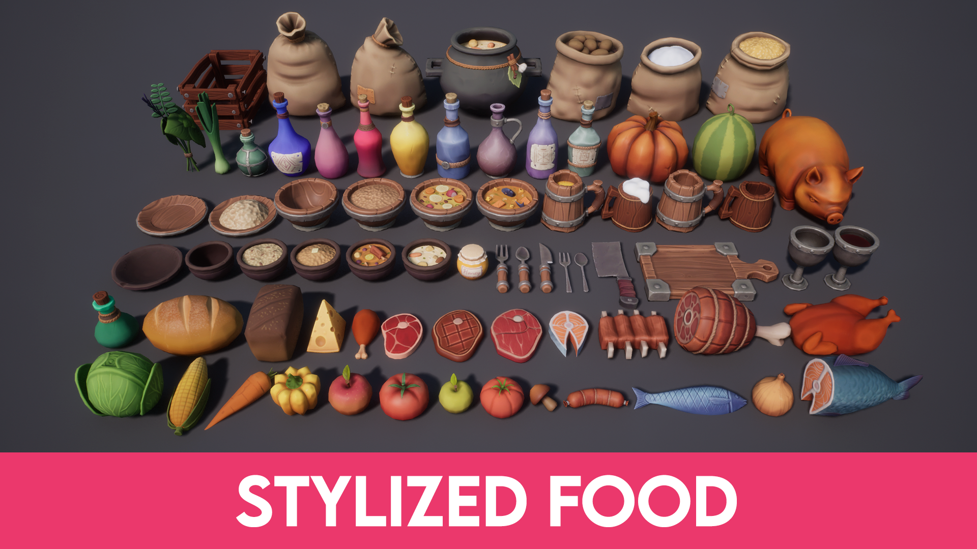 Stylized Food Pack | Fab
