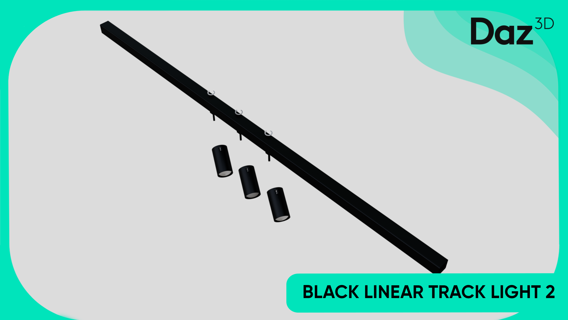 Black Linear Track Light 2 | Fab