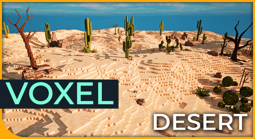Voxel - Desert | Fab