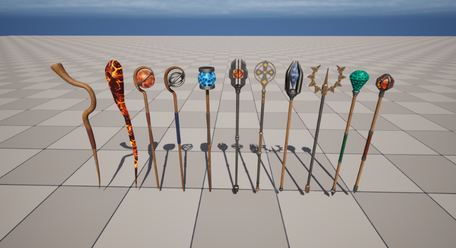 Fantasy Staffs | Fab