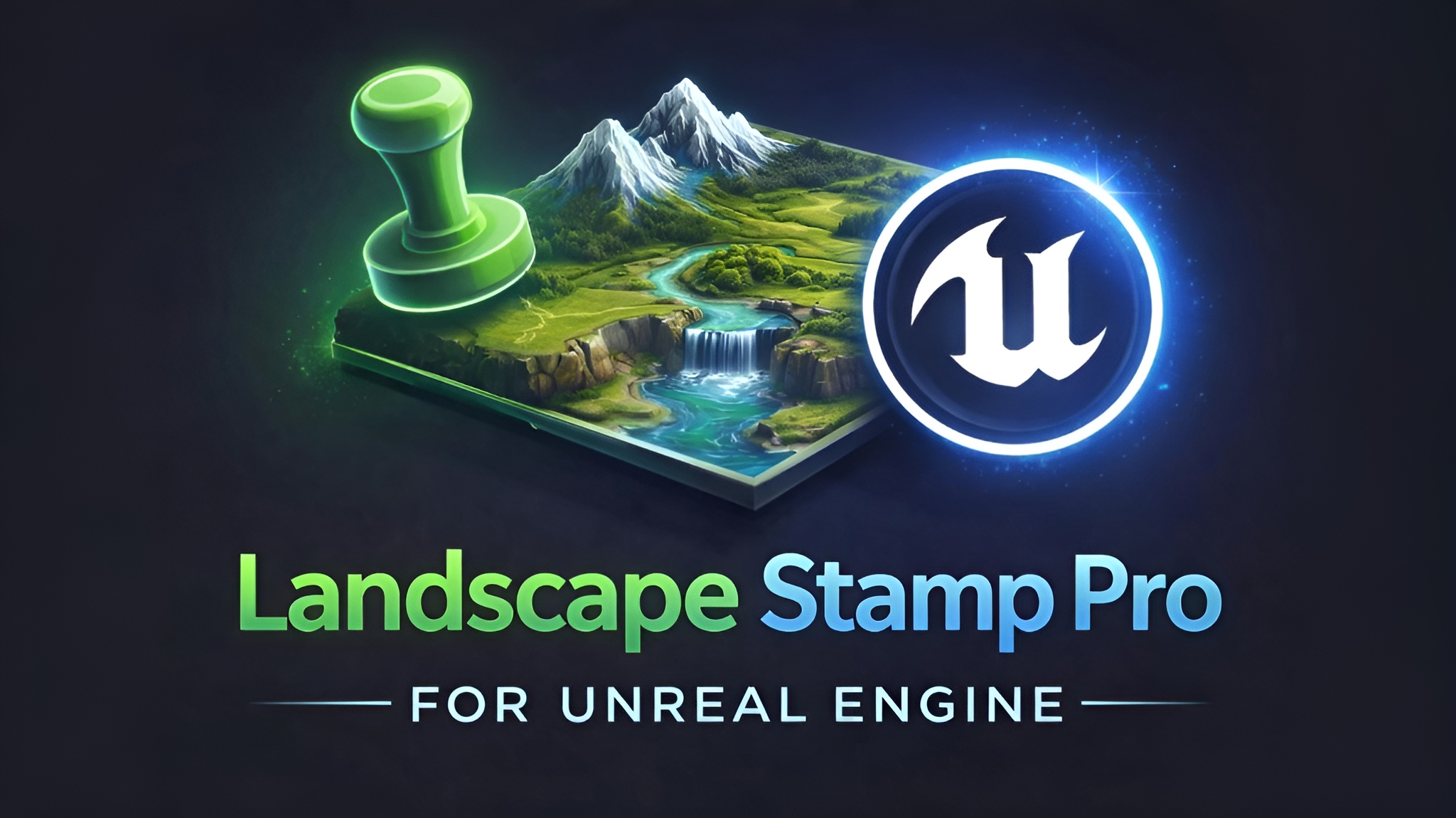Landstamp Pro | Professional Landscape Heightmap Stamp System | Fab