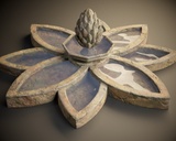 Medieval Floral Pinha Waterfountain | Fab