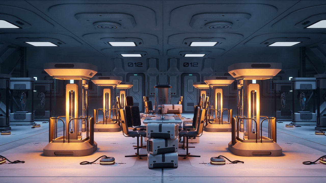 Sci Fi Laboratorium Sketchfab Staff Pick: "Sci Fi Lab" By Agata