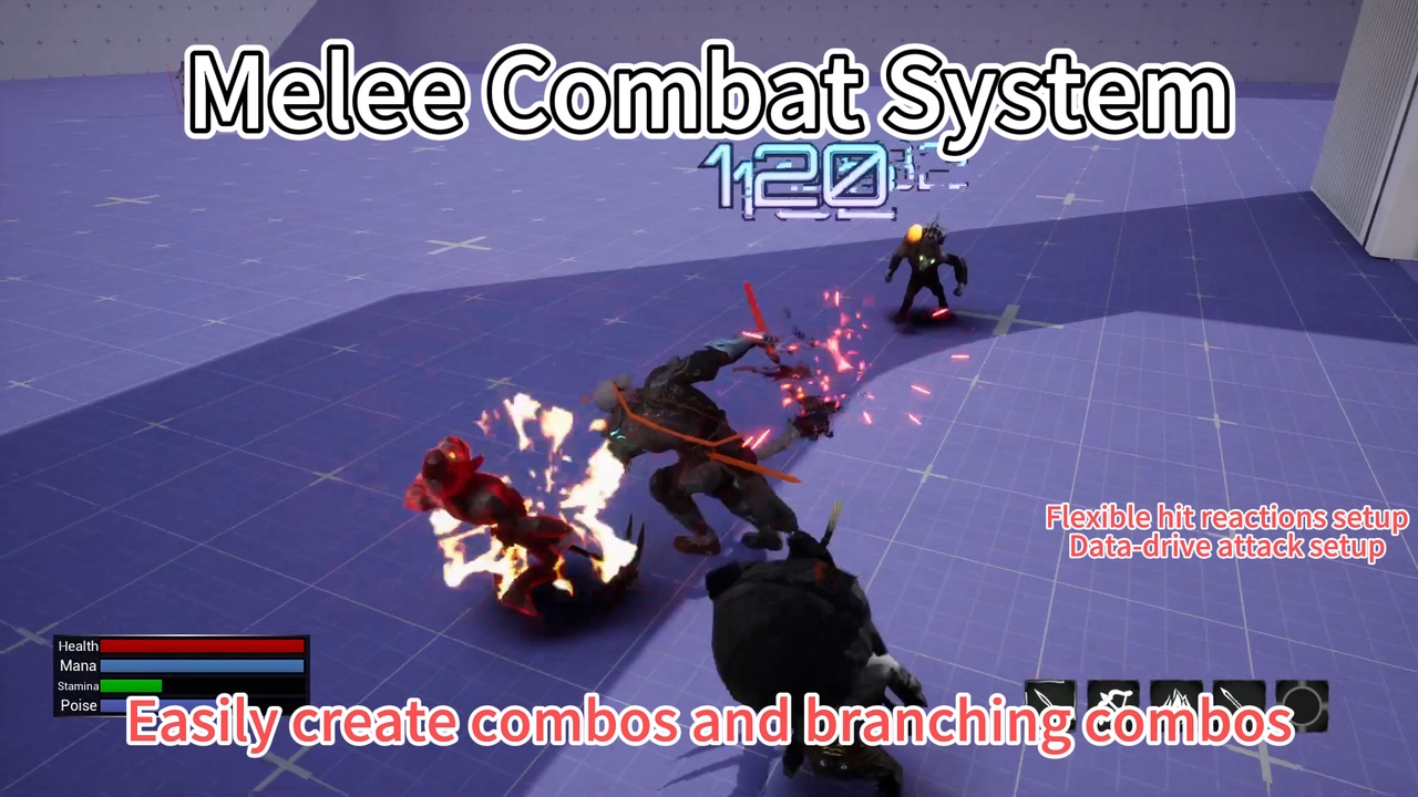 Generic Combat System - Advanced GAS based Multiplayer combat framework.
