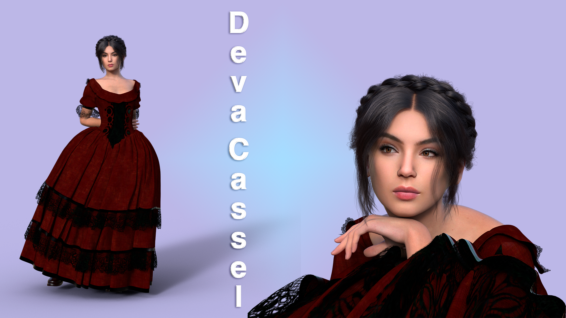 Deva Cassel The Victorian era 'The Leopard' - 3D model by Anka ...