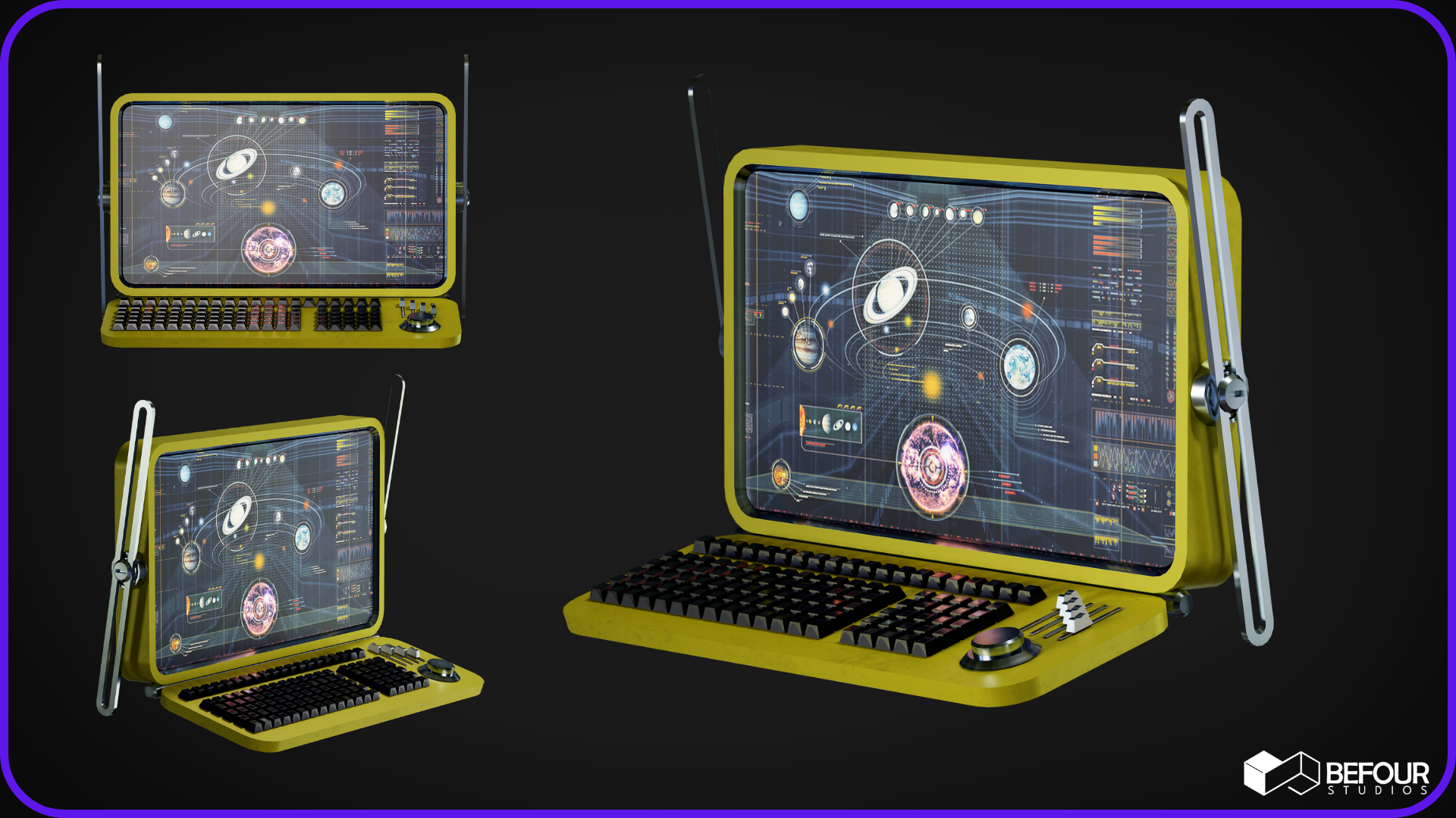 Sci-fi Astro Computer | Fab