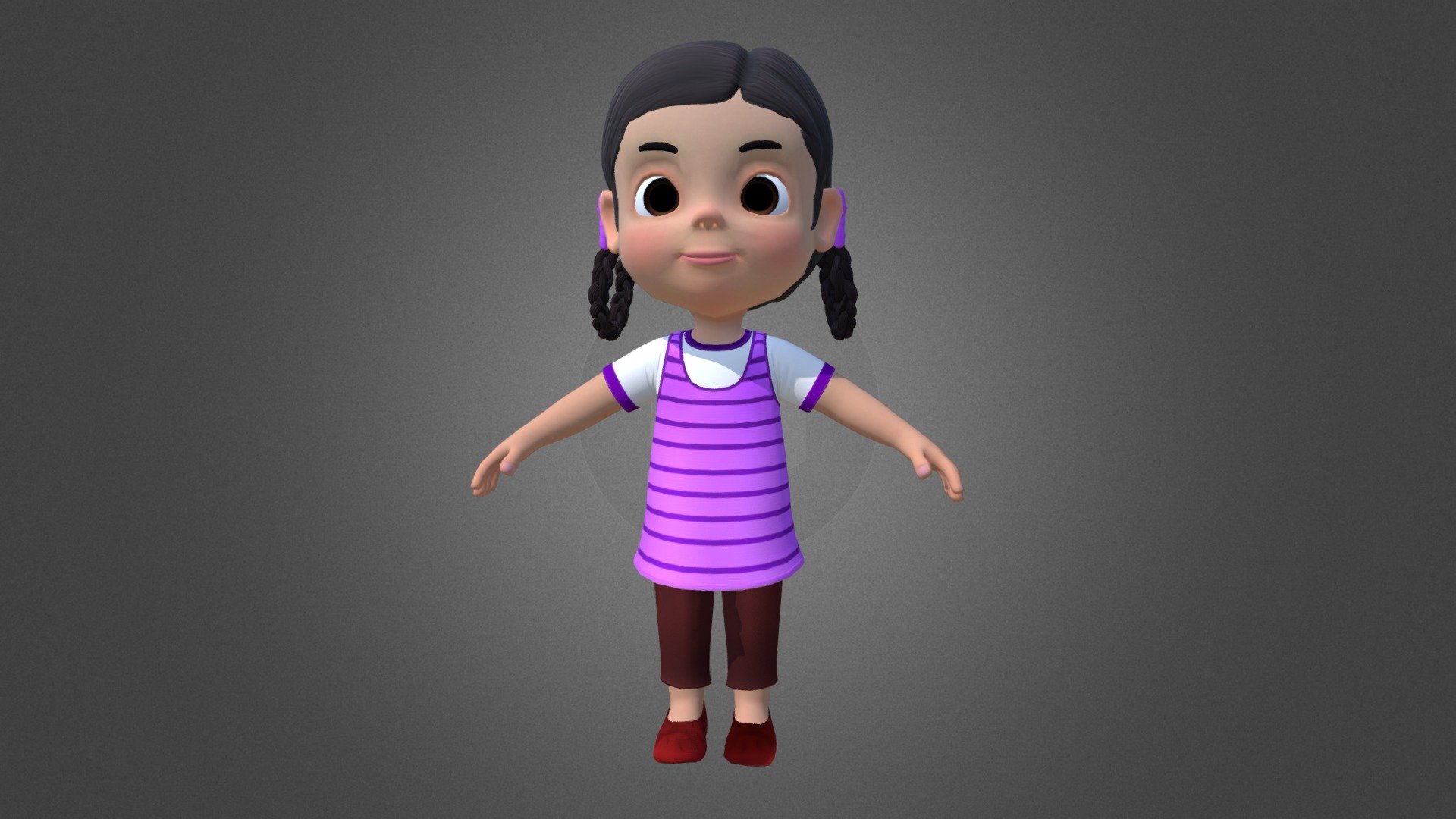 cartoon girl child | Fab