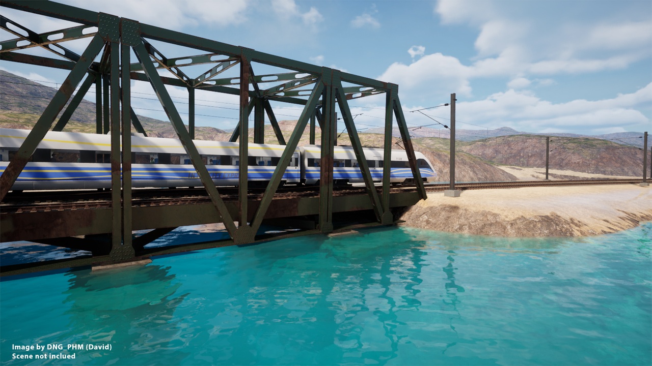 Railway System with IC Train