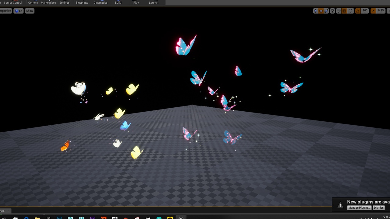 Butterfly Particles