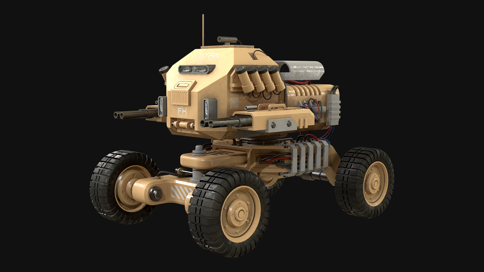 UGV Concept_1_Desert | Fab