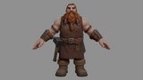 Dwarven Blacksmith - Game-Ready Low-Poly Fantasy Character | Fab