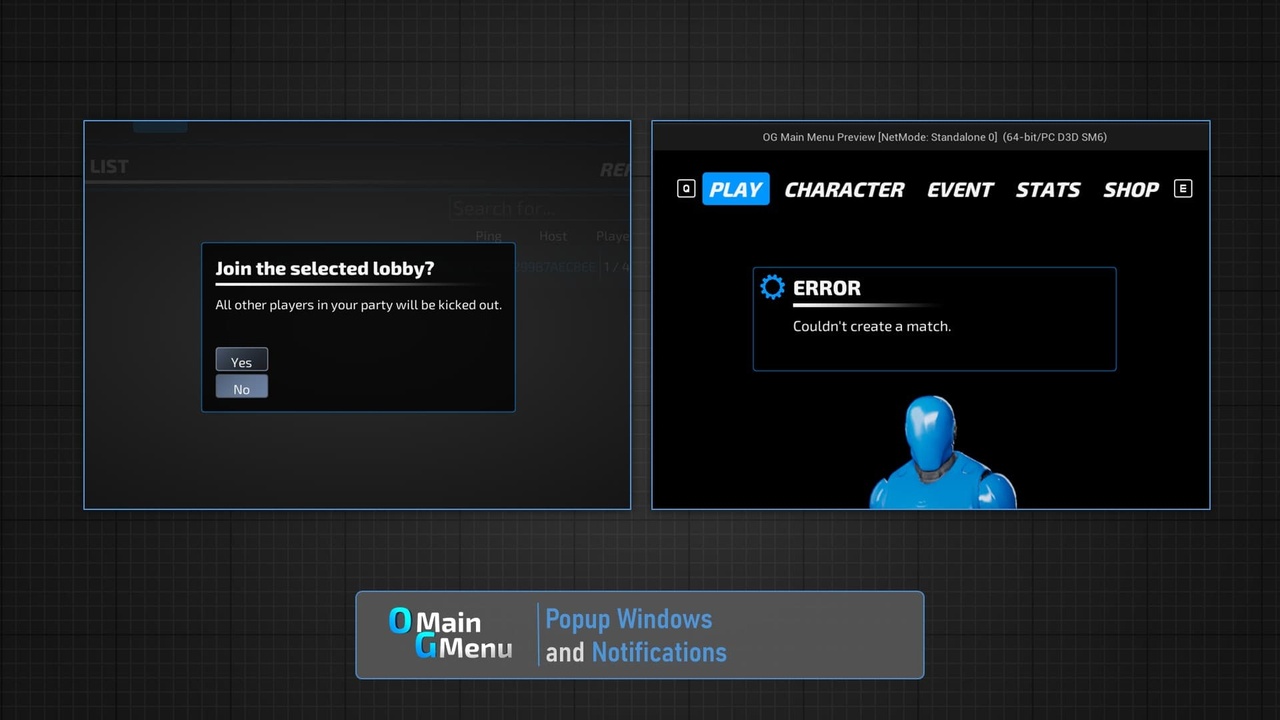 OG Main Menu System Pro