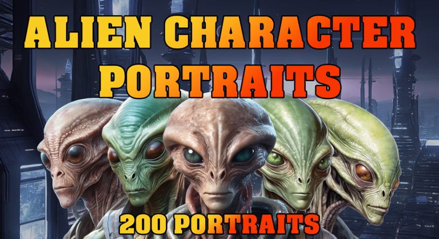 Alien Character Portraits | Fab