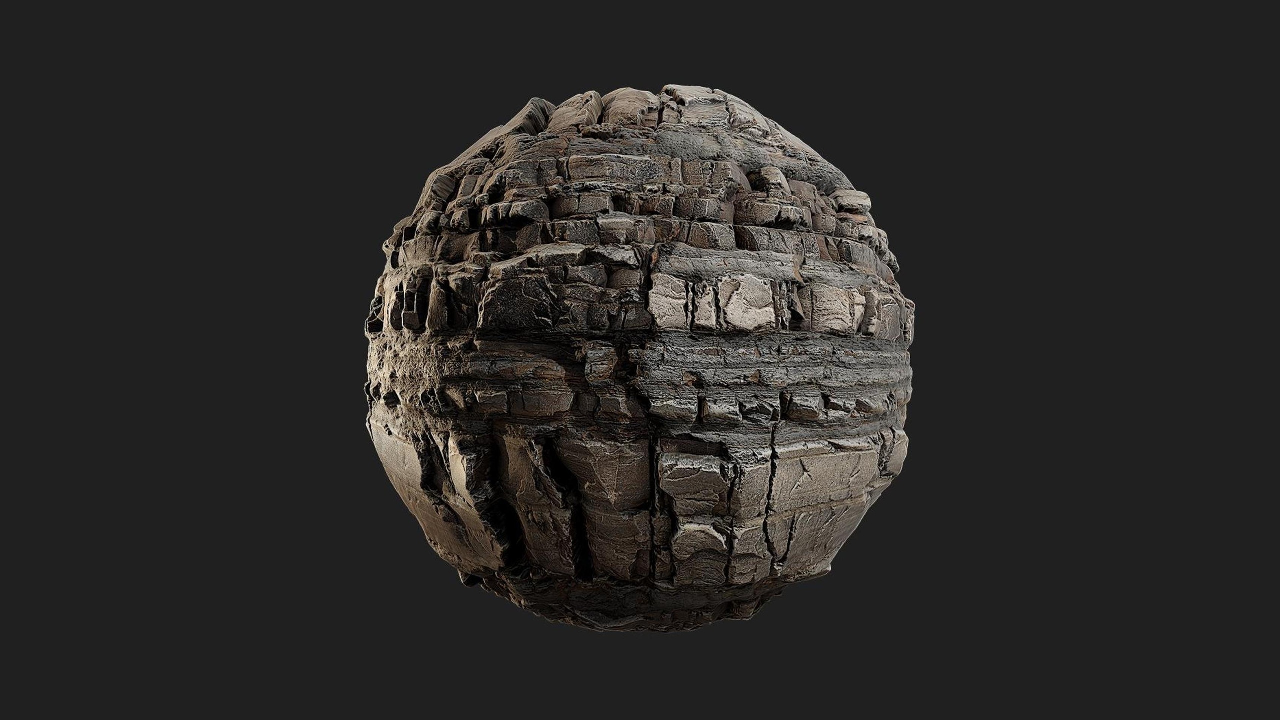 Layered Rock Cliff | Fab