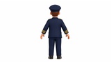 Stylized Cartoon Pilot Male Character - Rigged and Animated | Fab