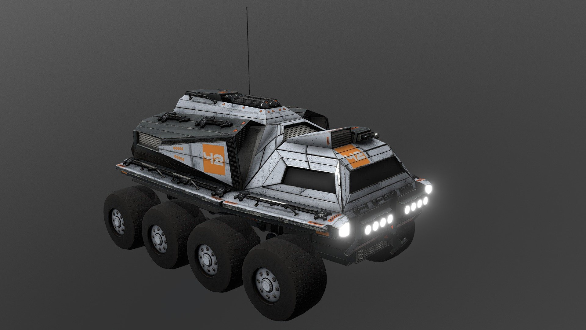 Sci Fi Moon Rover