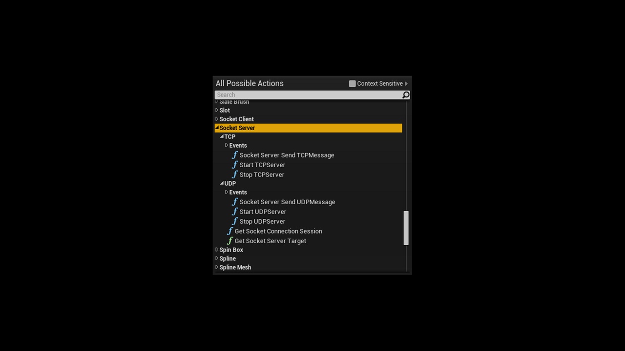 TCP UDP Socket Server Plugin