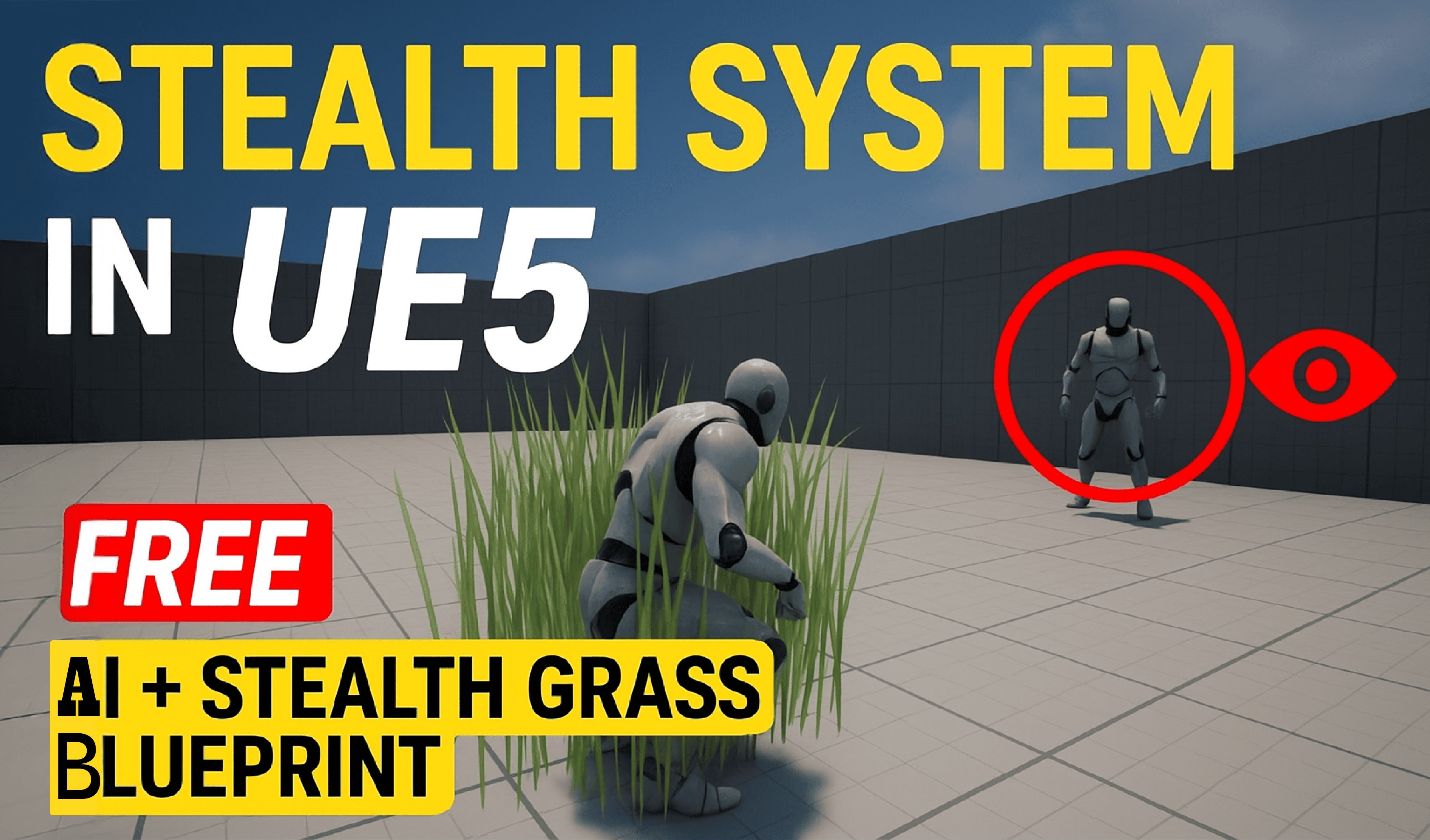 Stealth Gameplay Systems| (AKO) | AI, Grass Hide, Throw & Takedown | Fab